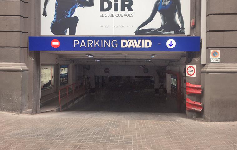 Parking David - Tuset, Aribau
