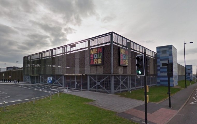 Book a parking spot in ParkBee New Square West Brom car park